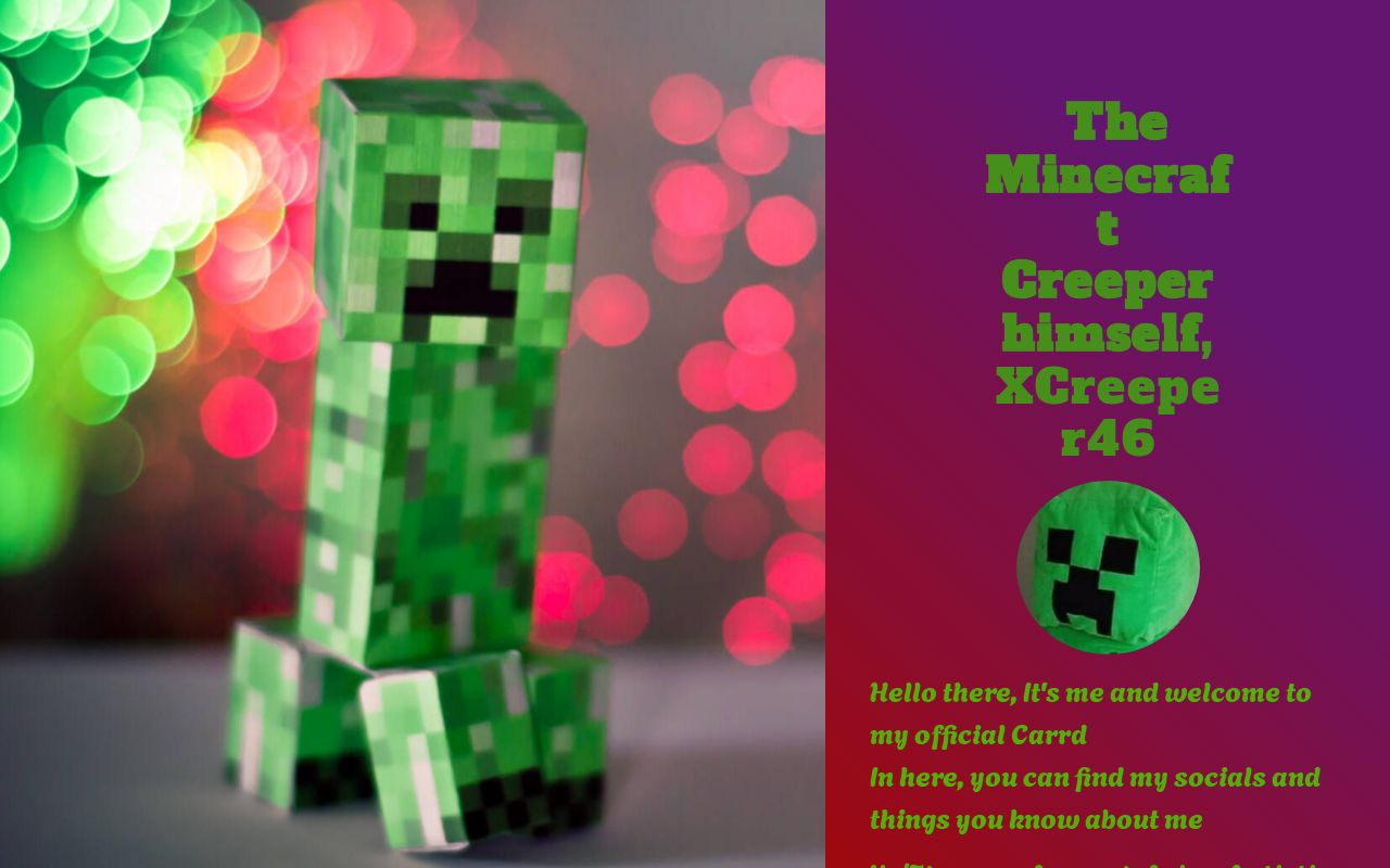 The Creeper Card